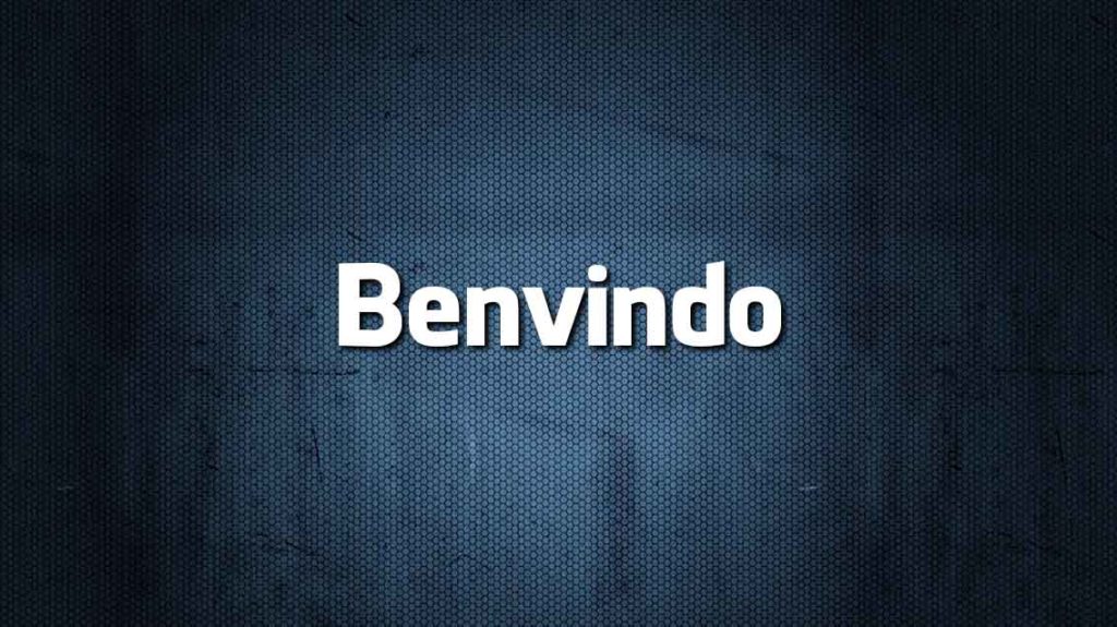 Bem vindo é erro de português?