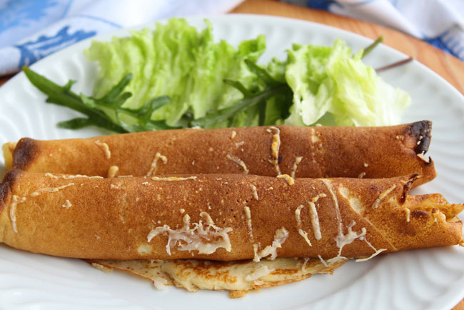 Receitas de crepes salgados para grandes petiscadas