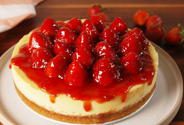 7 receitas de cheesecake de morango deliciosas