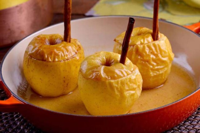 10 das melhores receitas de maçã assada