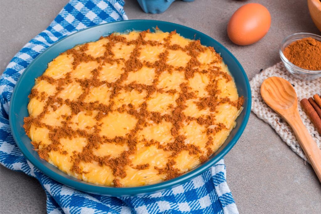 Aletria de água tradicional e cremosa