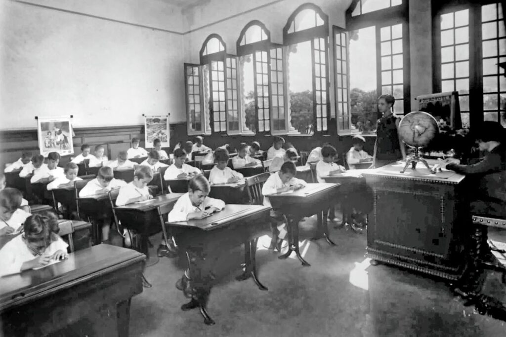 A Escola Primária de antigamente