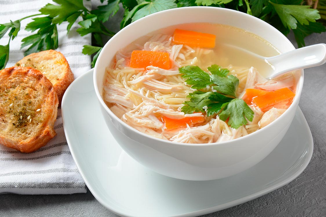 Receita de canja de galinha à portuguesa
